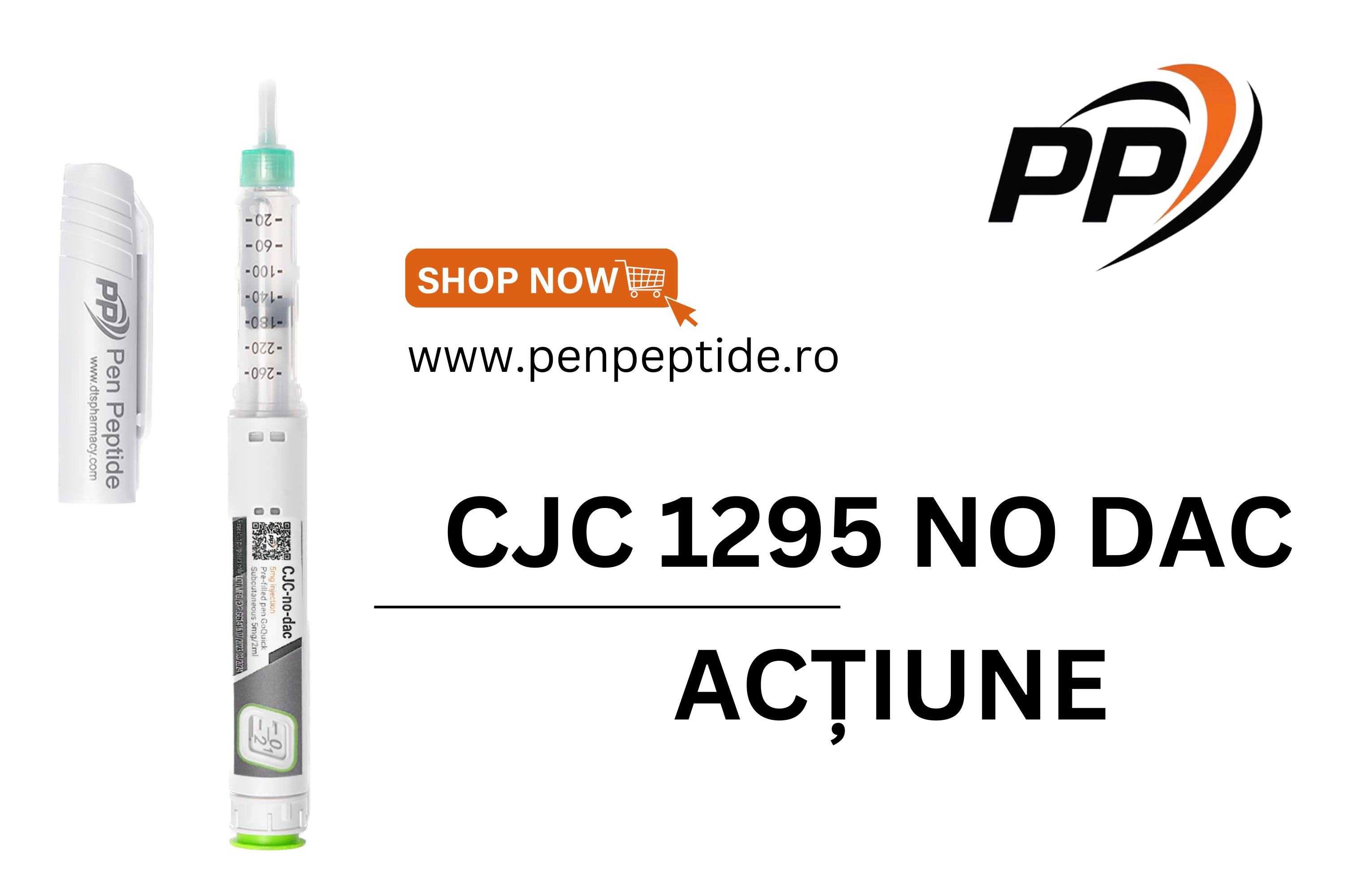CJC 1295 No DAC - Acțiune – Pen Peptide Romania
