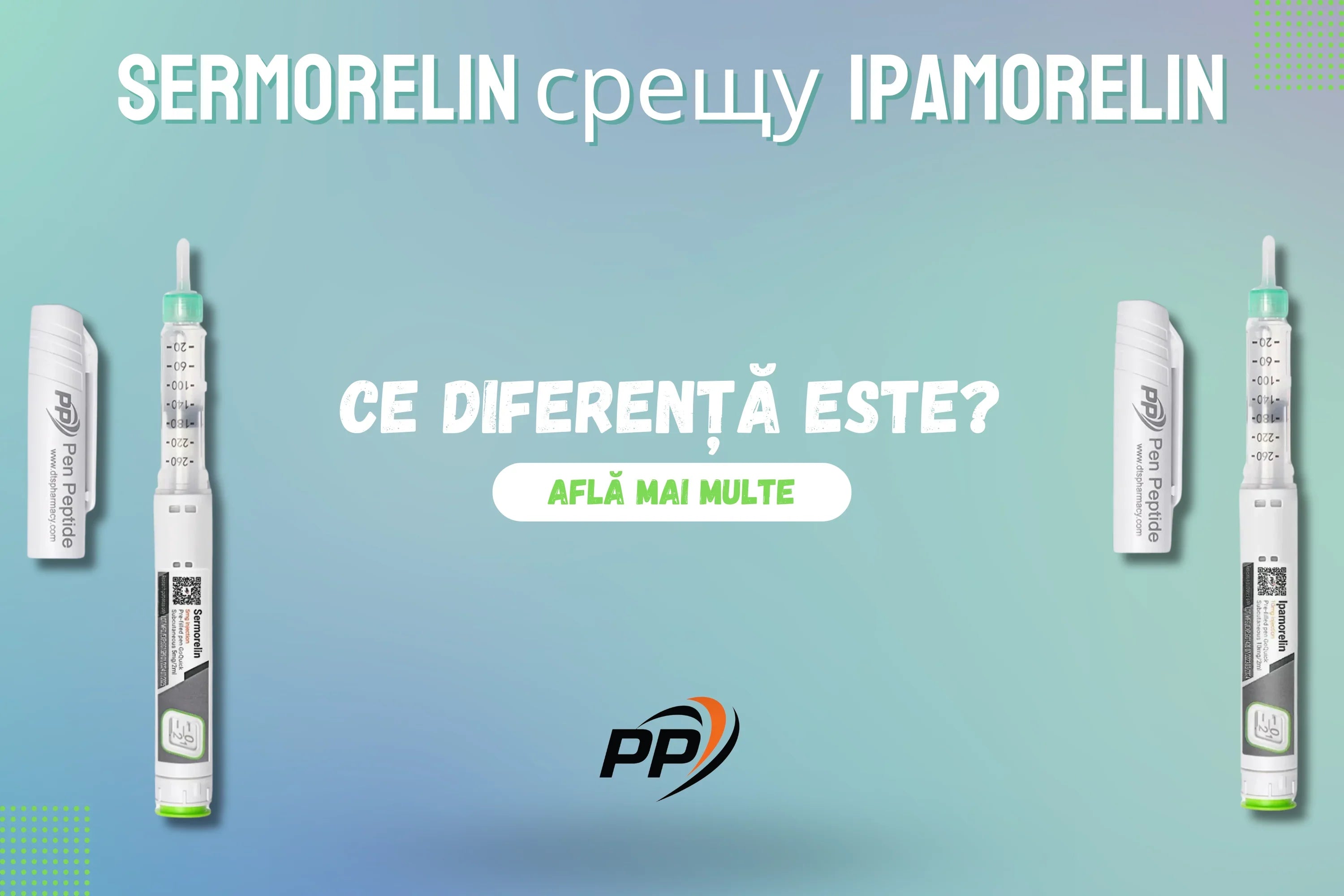 Sermorelin versus Ipamorelin: Care este diferența? – Pen Peptide Romania
